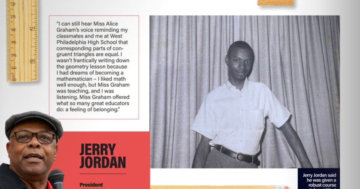 PFT President Jerry Jordan shared his reflections on his most memorable ...