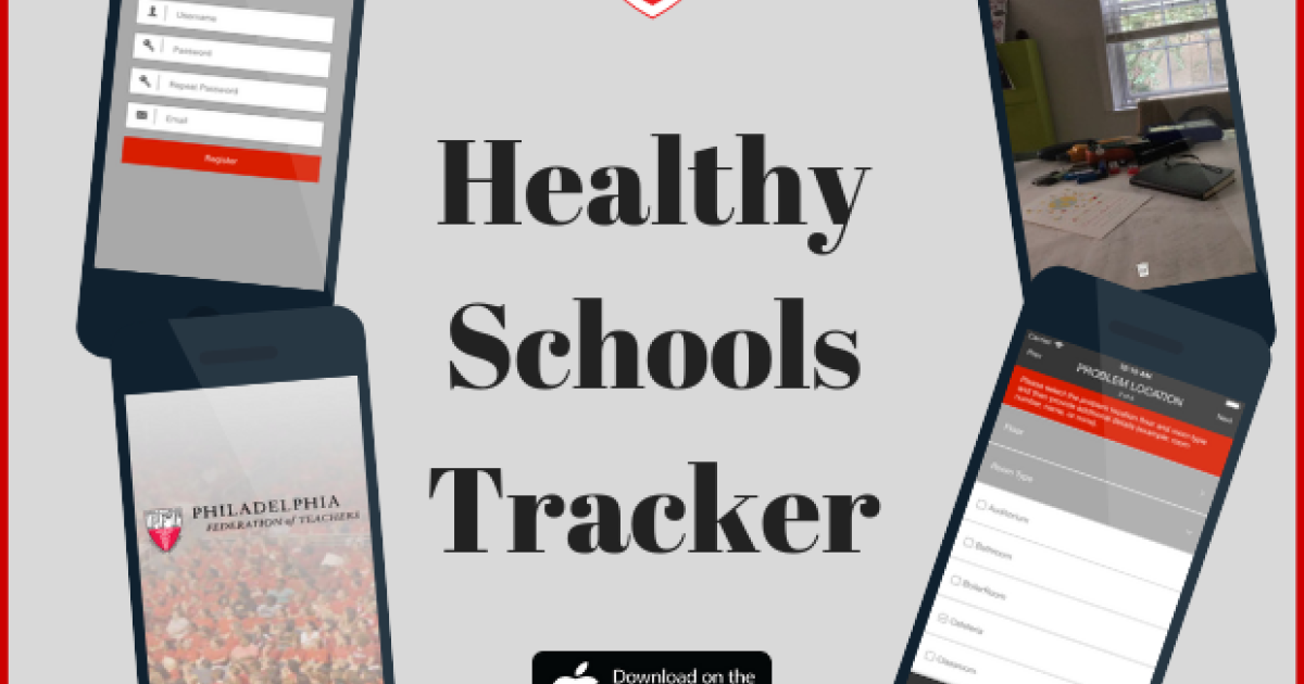 REMINDER: Download the PFT Healthy Schools Tracker App! | Philadelphia ...